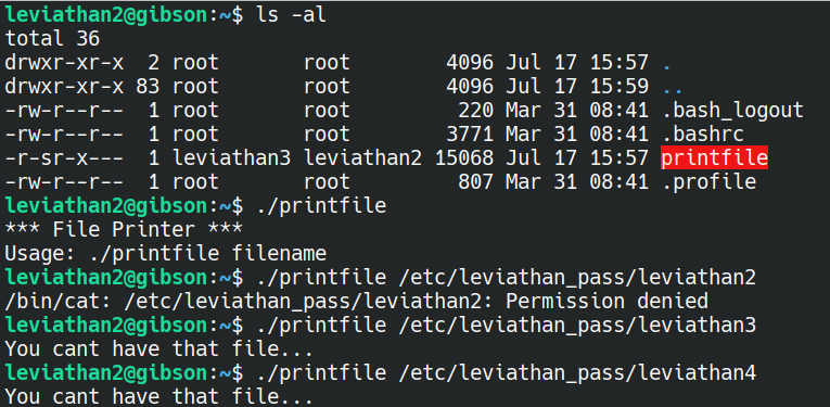 OverTheWire - Leviathan - All Levels